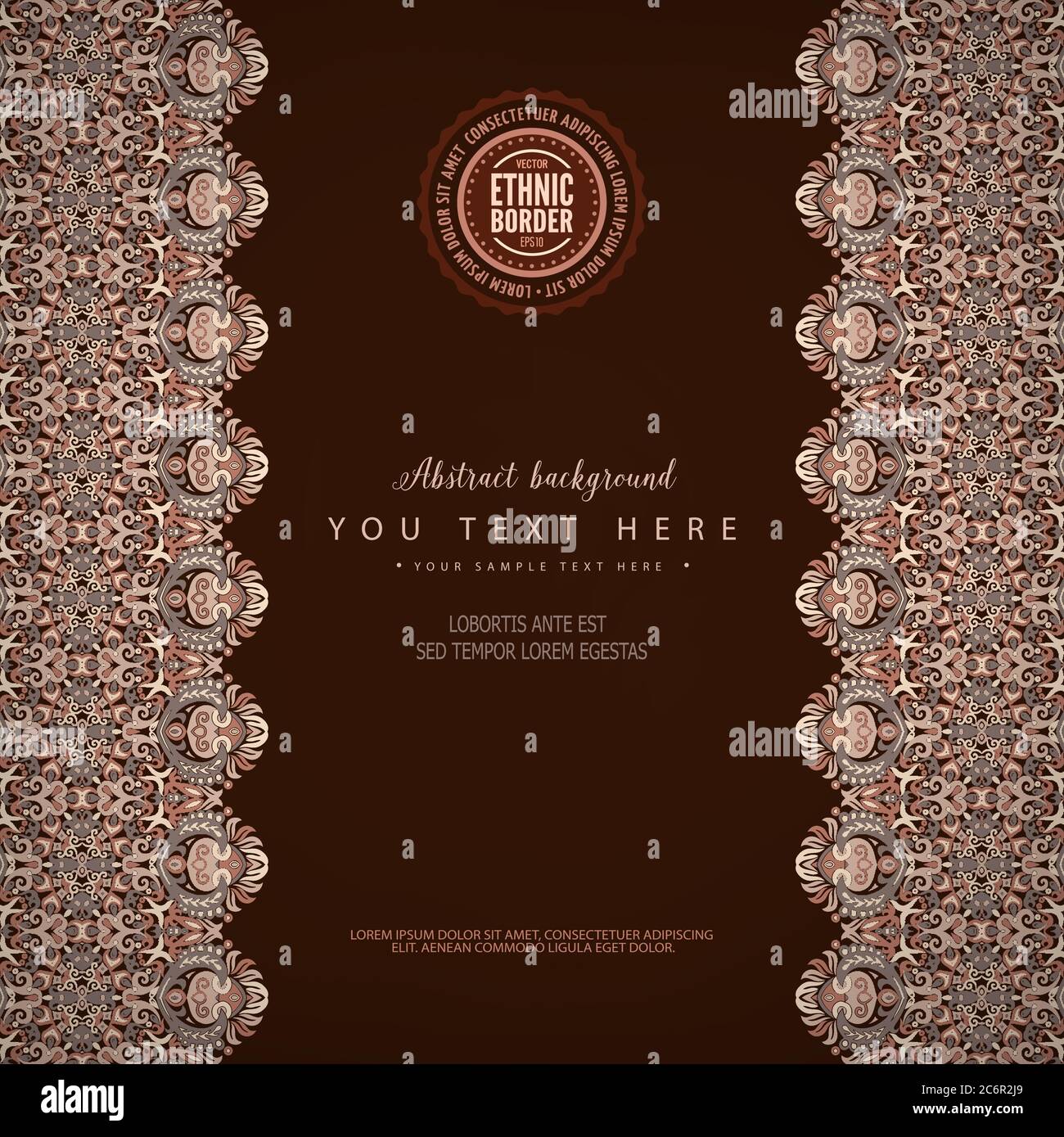 Vector abstract ornamental nature card design Stock Vector Image & Art ...