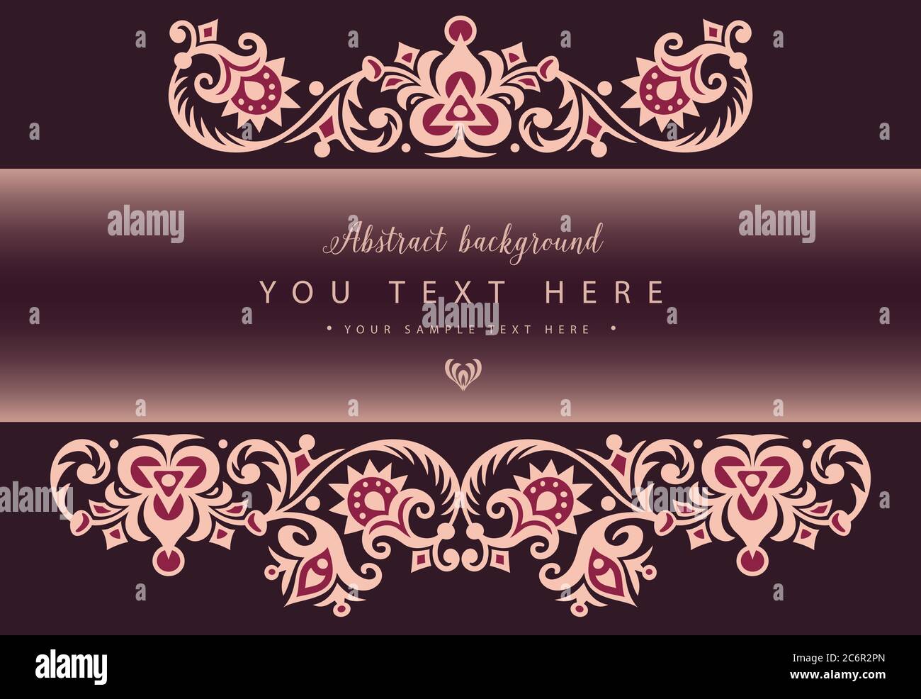 Vector ornamental nature card design Stock Vector Image & Art - Alamy