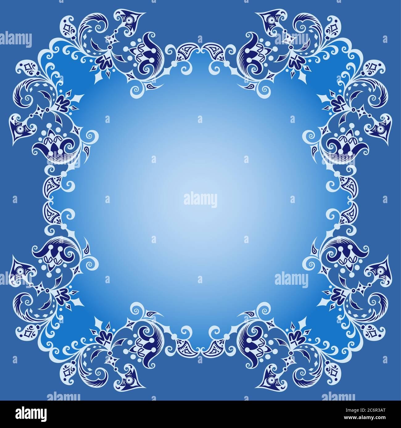 Vector ornamental nature vintage border Stock Vector Image & Art - Alamy