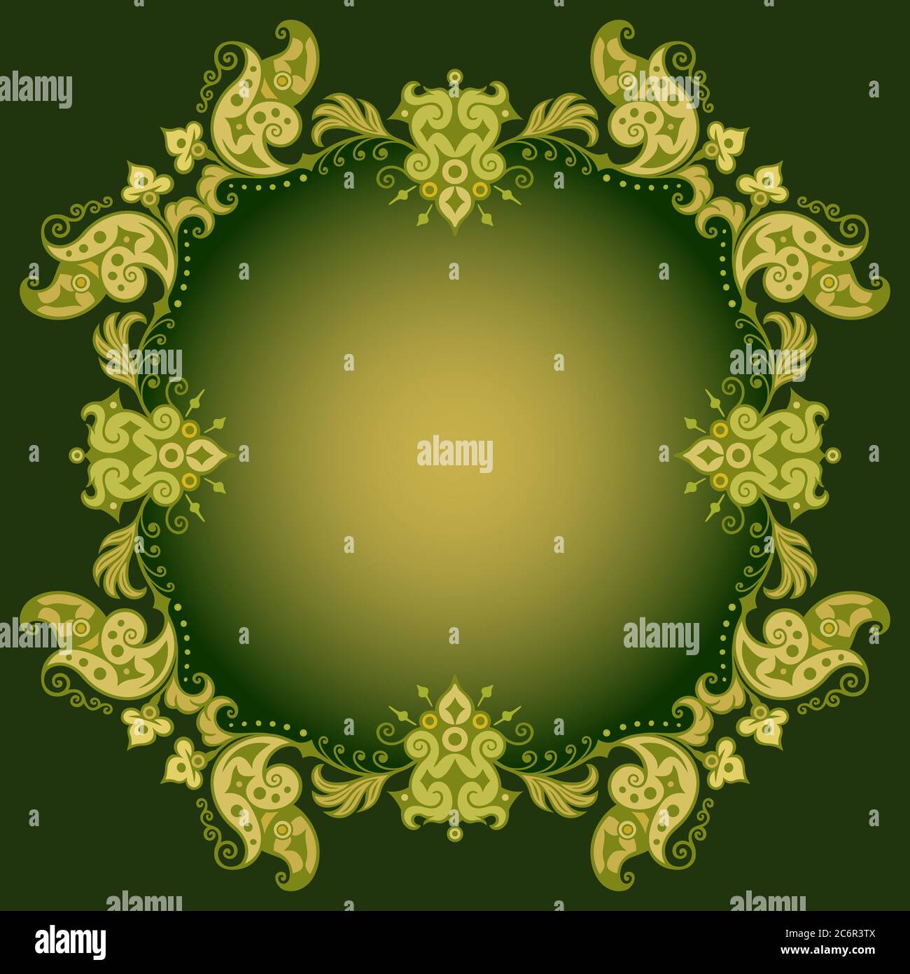 Vector ornamental nature vintage border Stock Vector Image & Art - Alamy