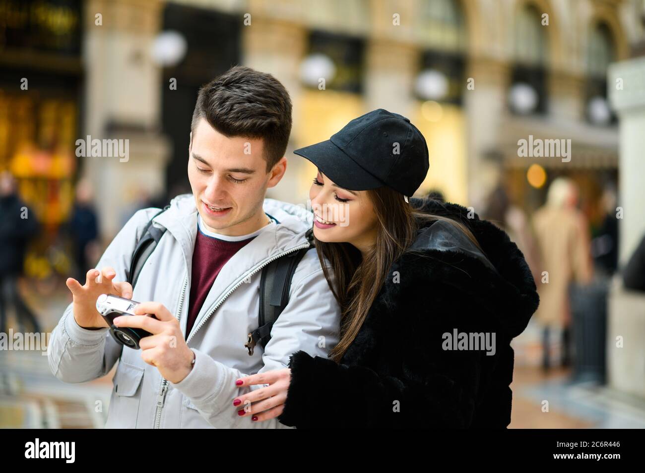 Two people look at pictures hi-res stock photography and images - Alamy