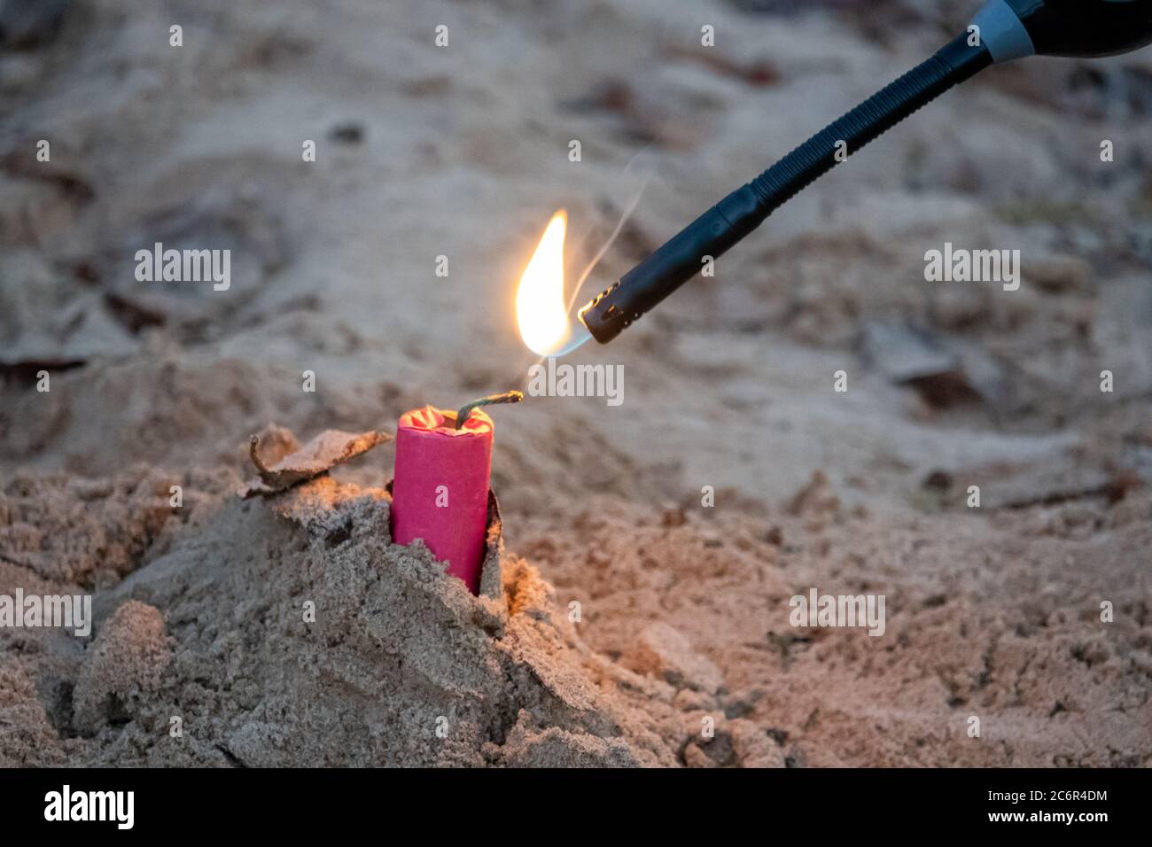 Stick Stuck In Sand High Resolution Stock Photography and Images - Alamy