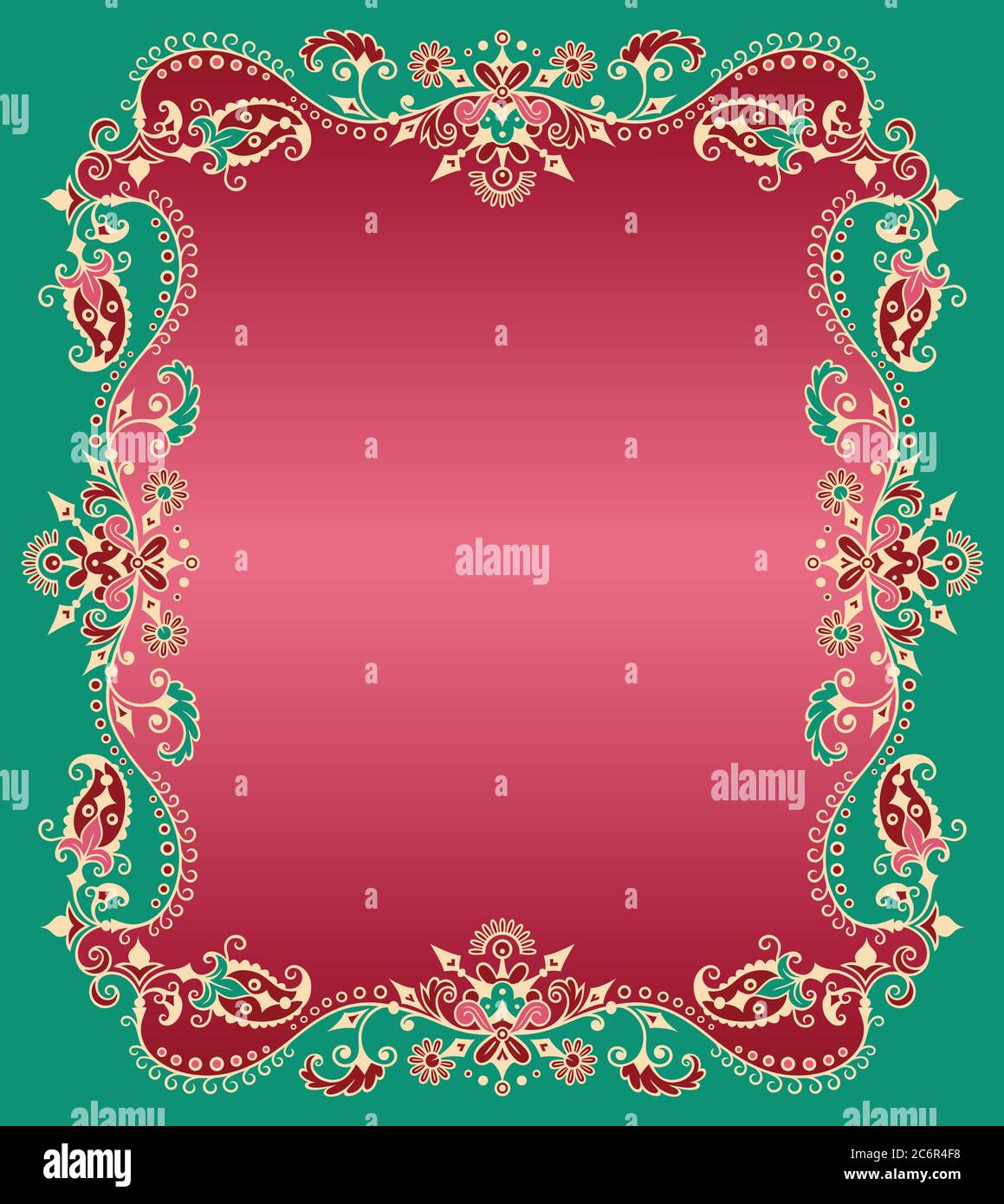 Vector abstract ornamental nature vintage border Stock Vector Image ...