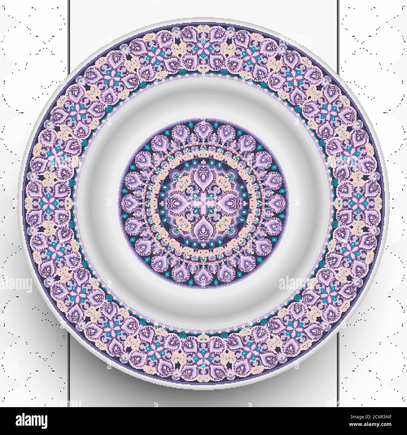 Decorative plate border hi-res stock photography and images - Alamy