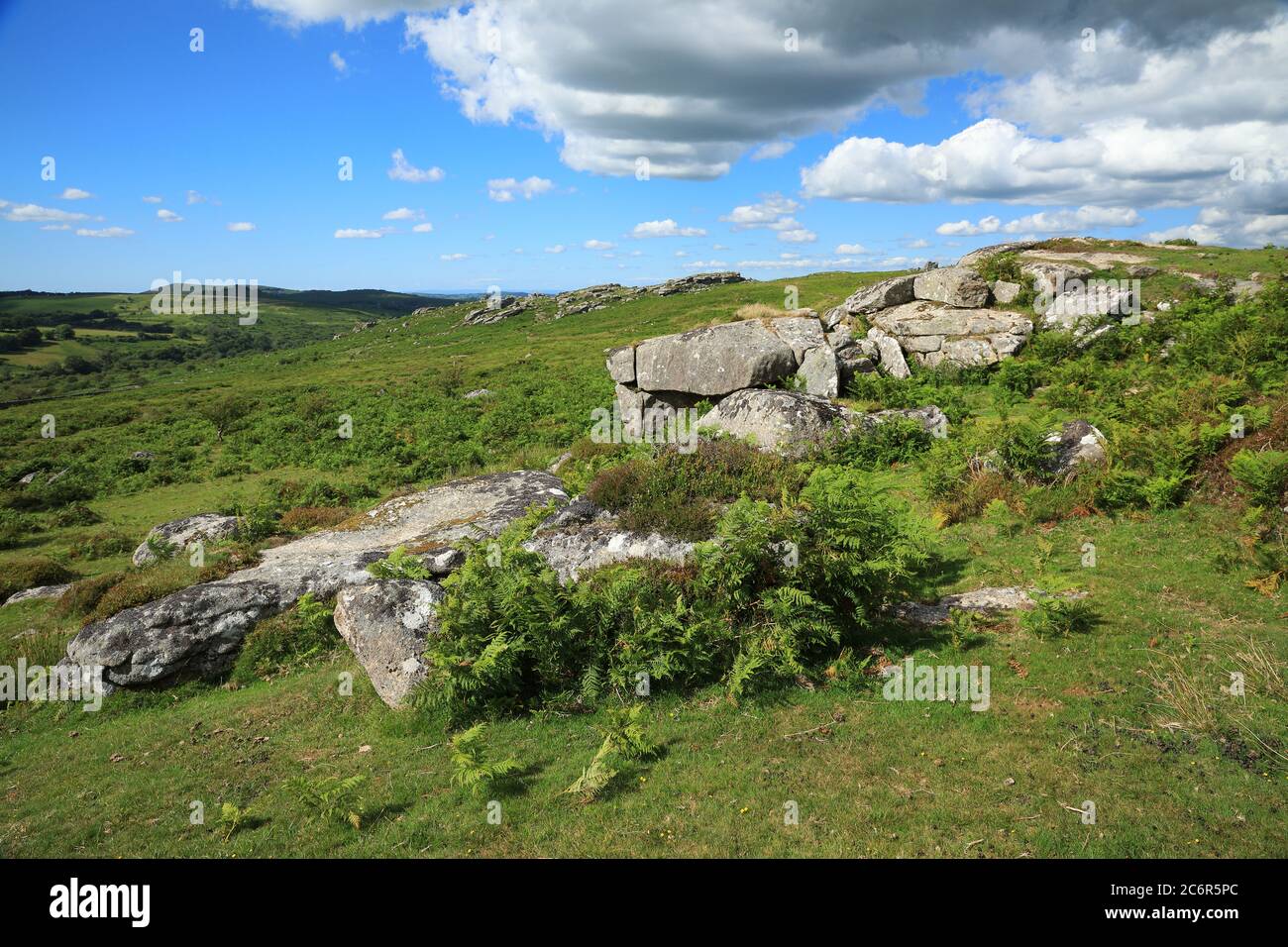 Saddle tor, Dartmoor, Devon, England, UK Stock Photo - Alamy