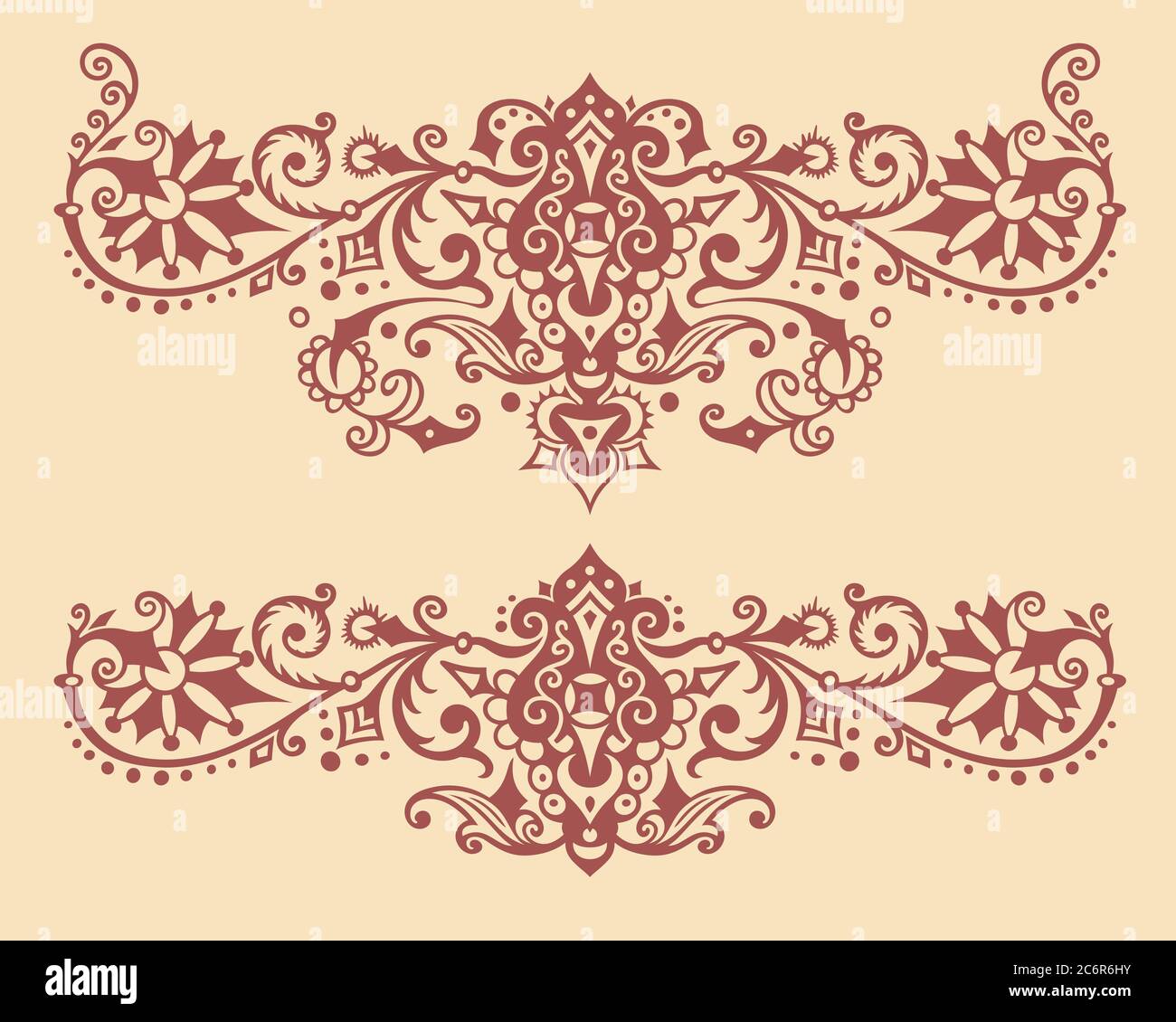 Vector ornamental vintage design elements Stock Vector Image & Art - Alamy