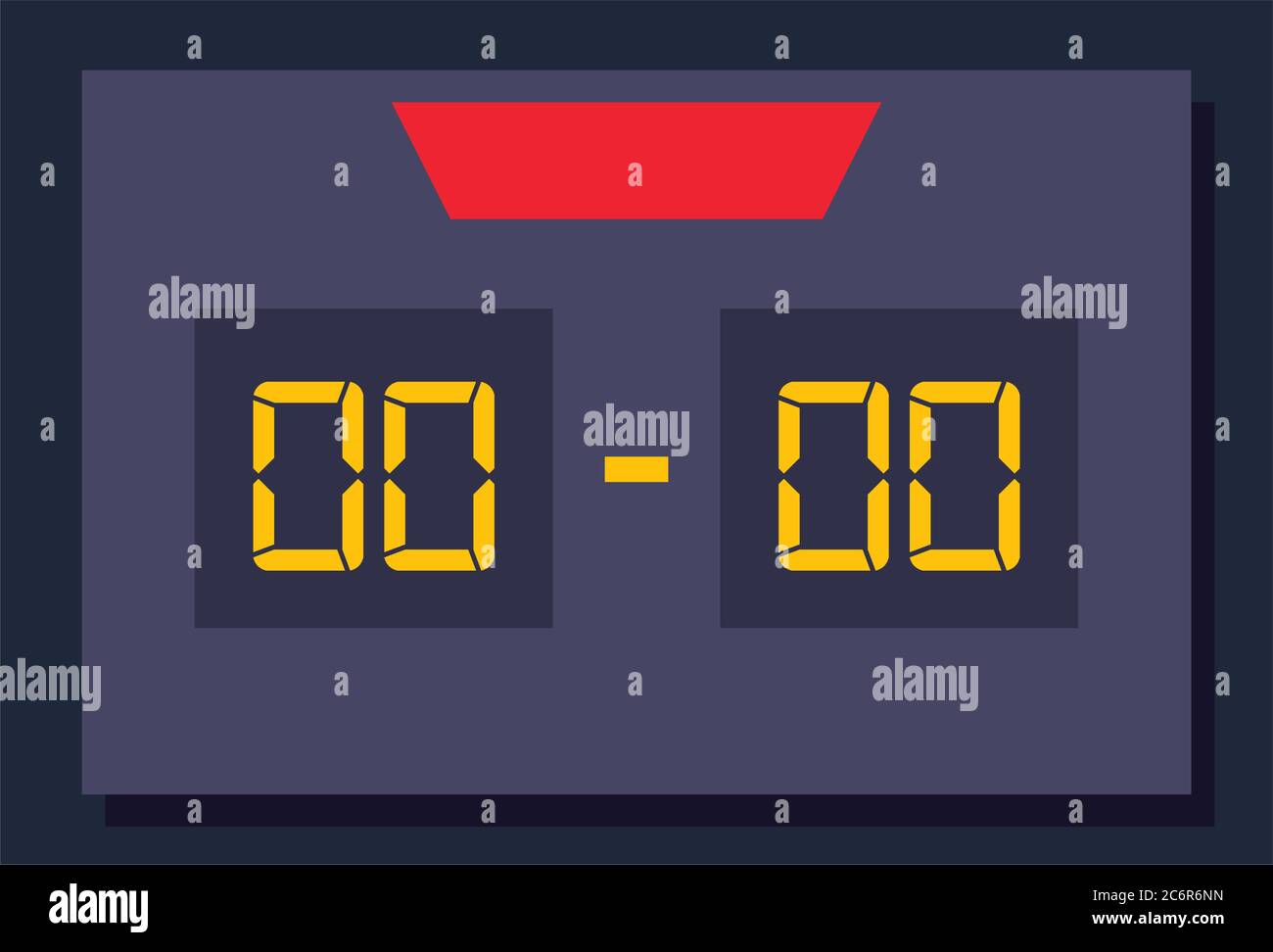 scoreboard digital in white background Stock Vector Image & Art - Alamy
