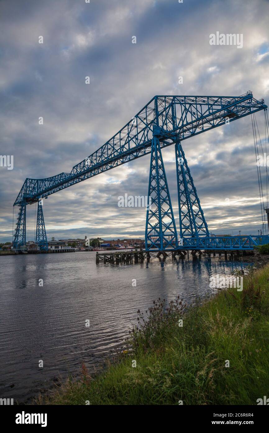 Transporter Bridge, Middlesbrough, England, UK Stock Photo - Alamy
