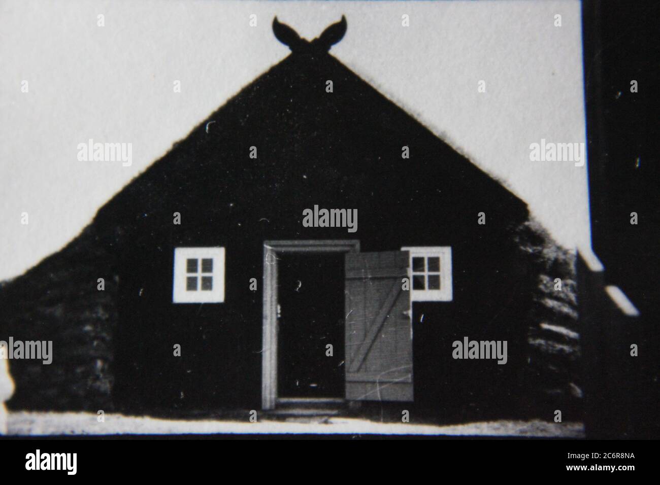 Fine 70s vintage black and white lifestyle photography of a country ...