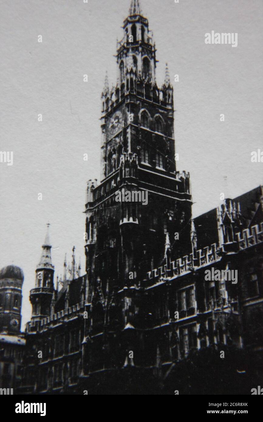 Fine 70s vintage black and white lifestyle photography of the Munich ...