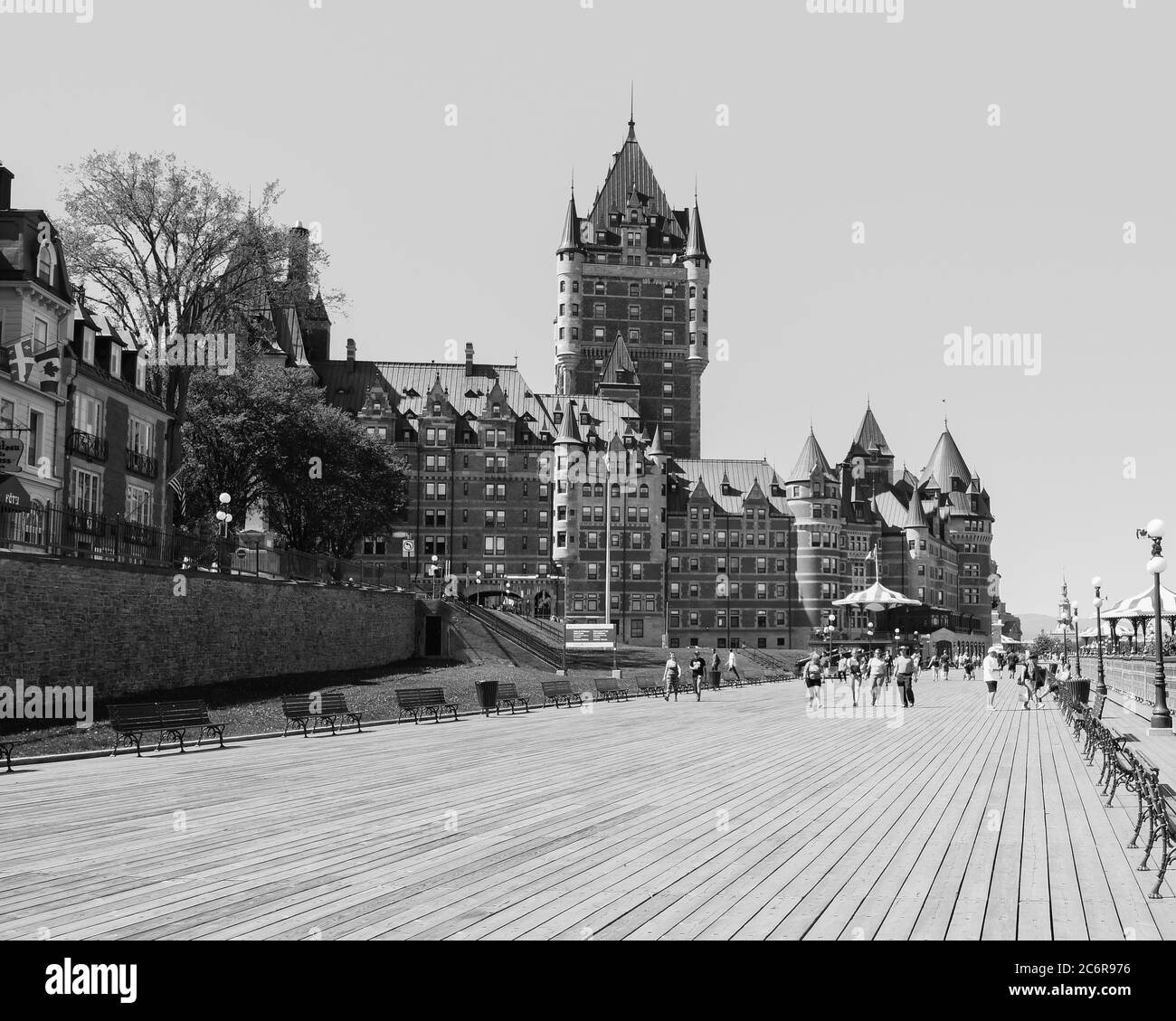 Chateau frontenac Black and White Stock Photos & Images - Alamy
