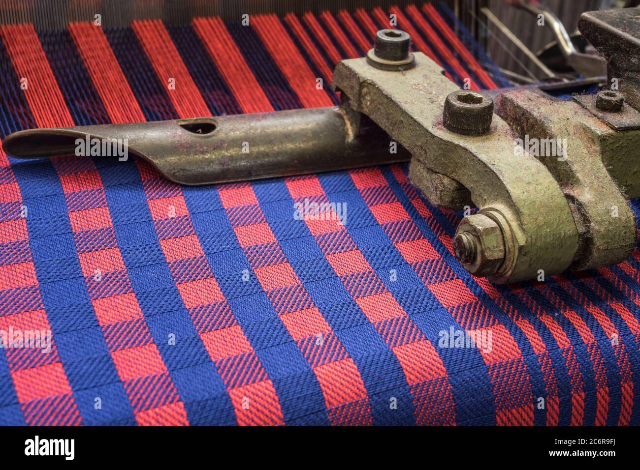 detail of a historic loom Stock Photo - Alamy