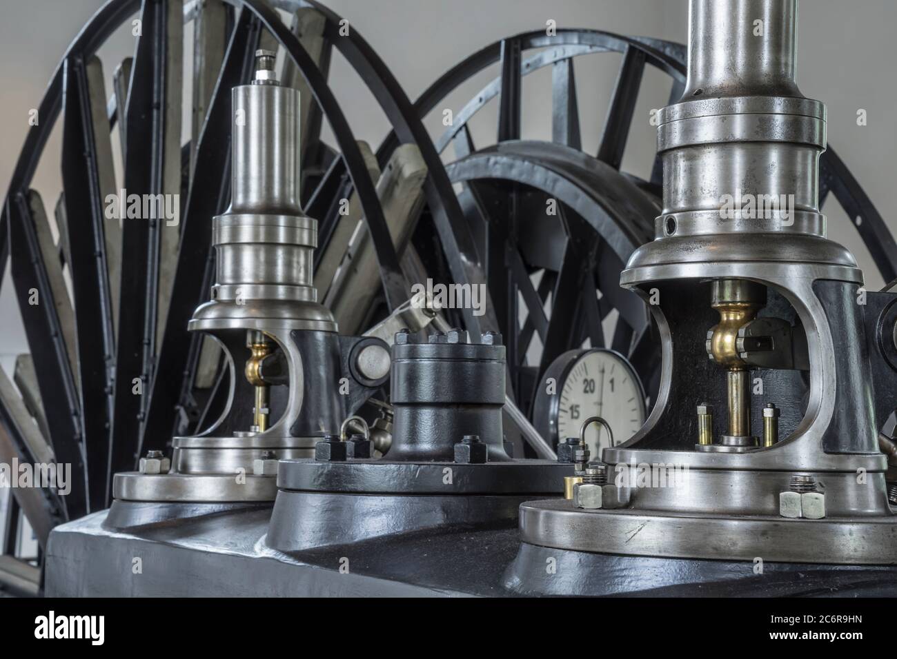detail of an old steam engine Stock Photo - Alamy