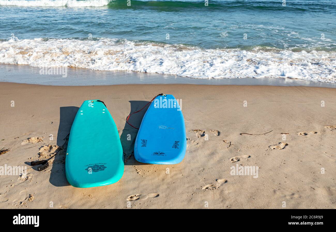 Boards on a beach hi-res stock photography and images - Alamy