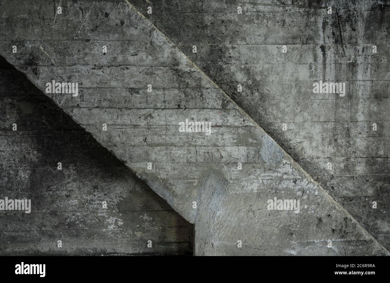 old concrete wall in a industrial building Stock Photo - Alamy