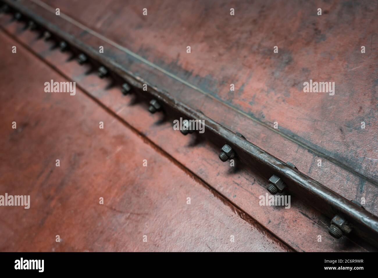 housing of a historic machine Stock Photo - Alamy