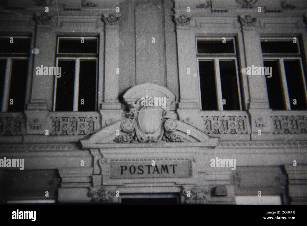 Fine 70s vintage black and white lifestyle photography of an old stone ...