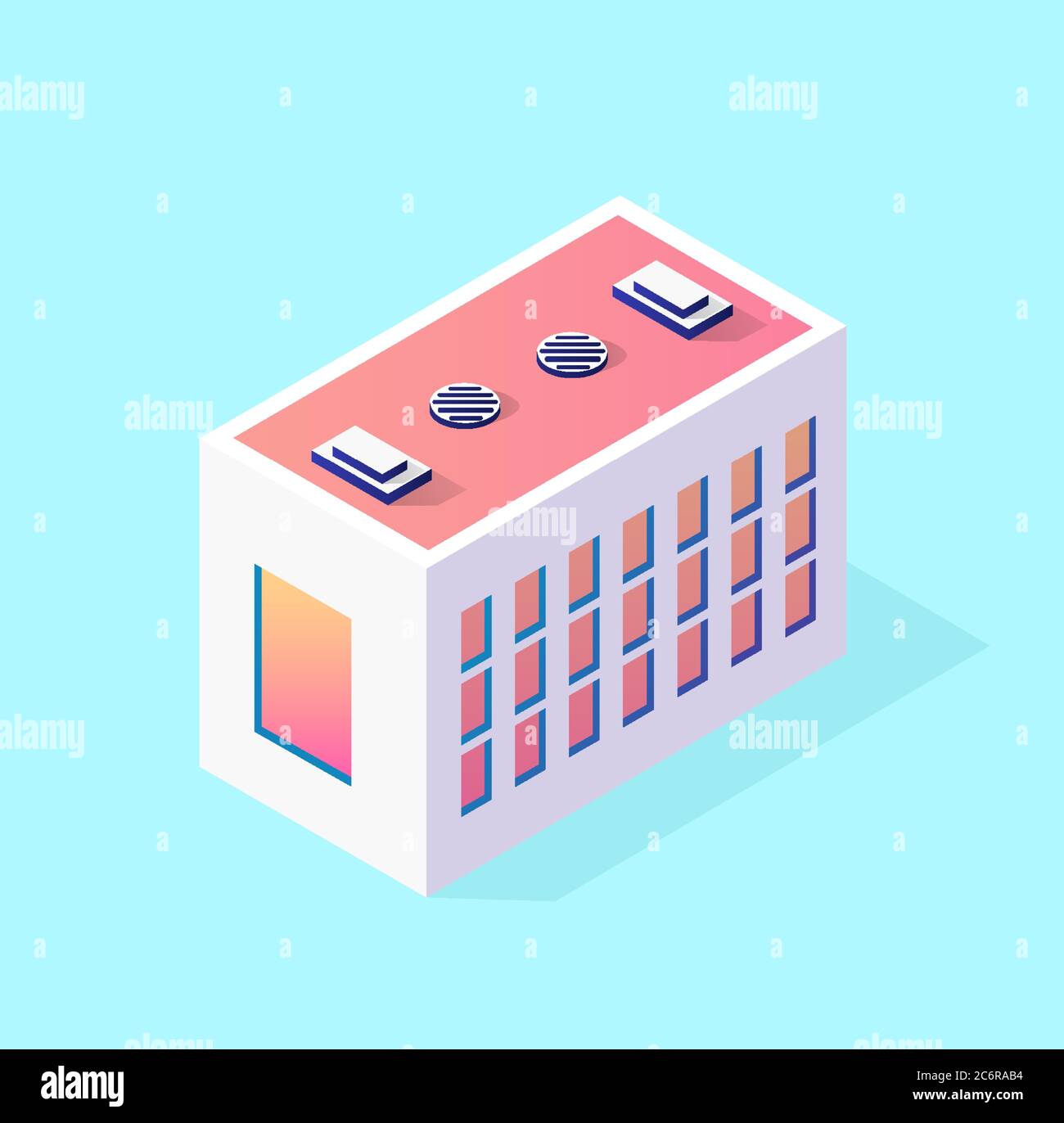 Isometric 3d module block district part Stock Vector Image & Art - Alamy