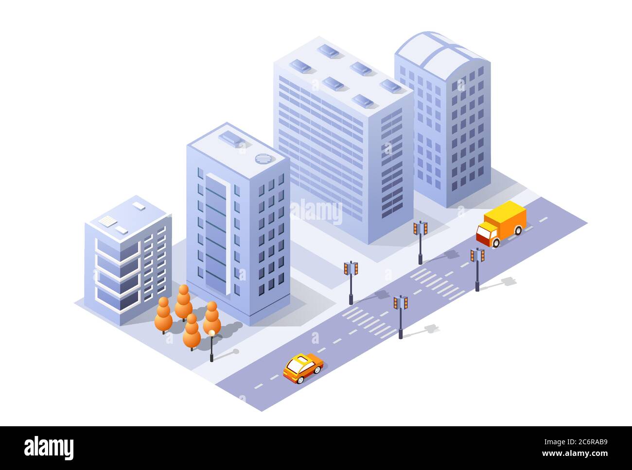 Isometric 3d module block district part Stock Vector Image & Art - Alamy