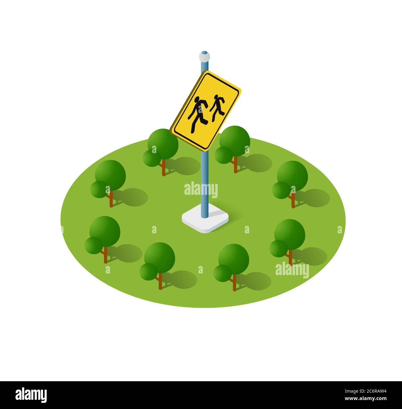 Road signs isometric set street object Stock Vector Image & Art - Alamy