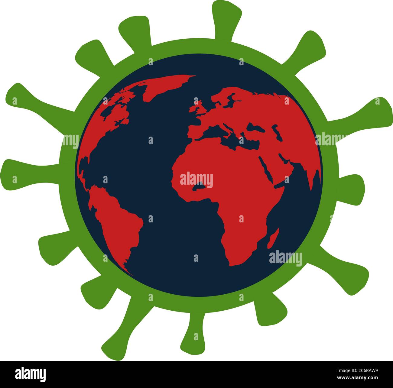World outbreak Stock Vector Images - Alamy