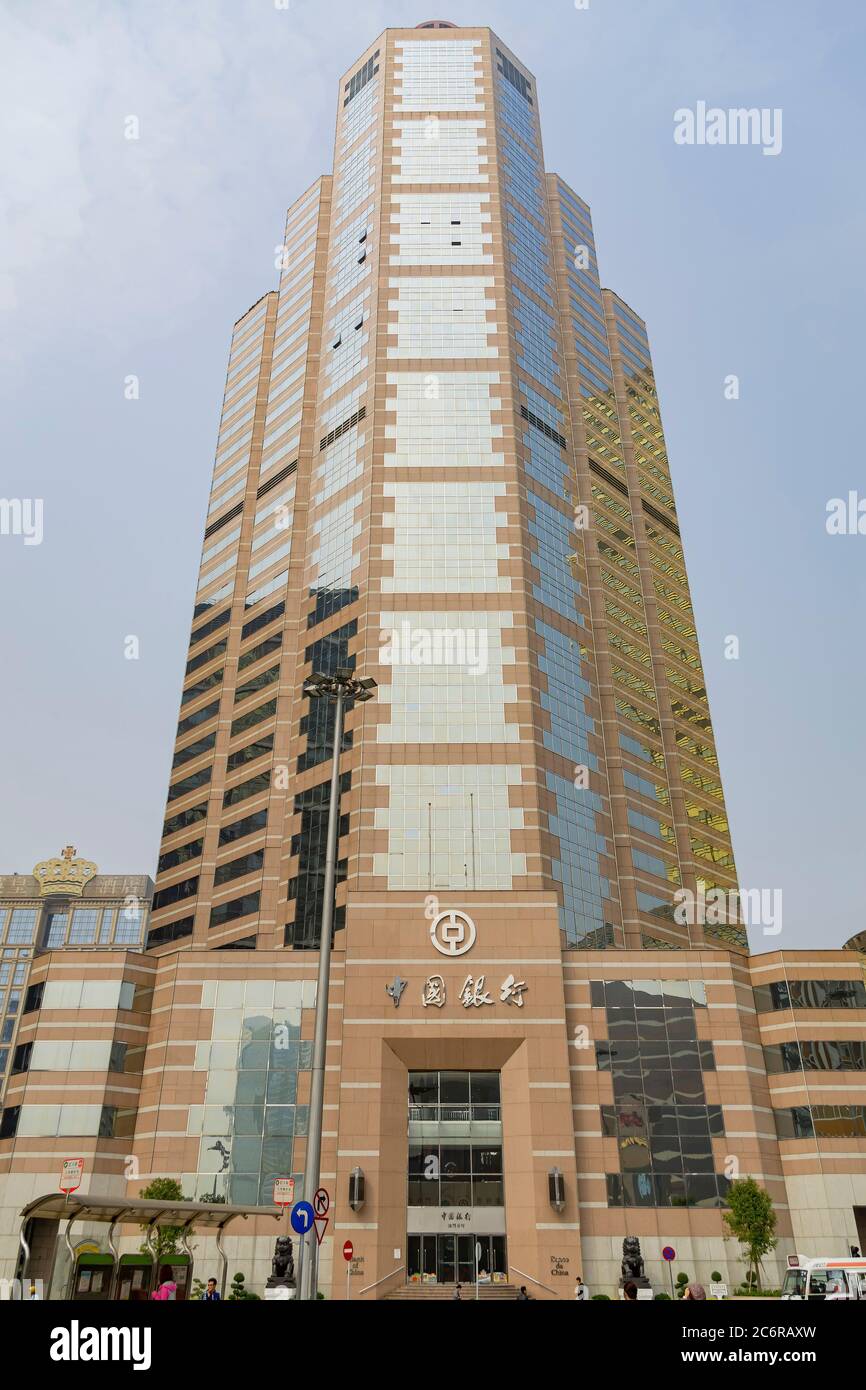 Bank of china building macau hi-res stock photography and images - Alamy