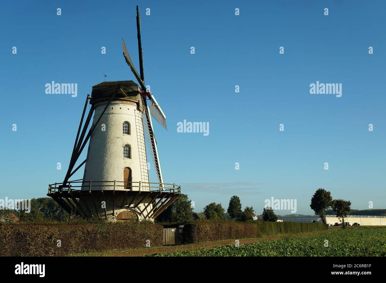 Historic windmill with wooden wings hi-res stock photography and images ...