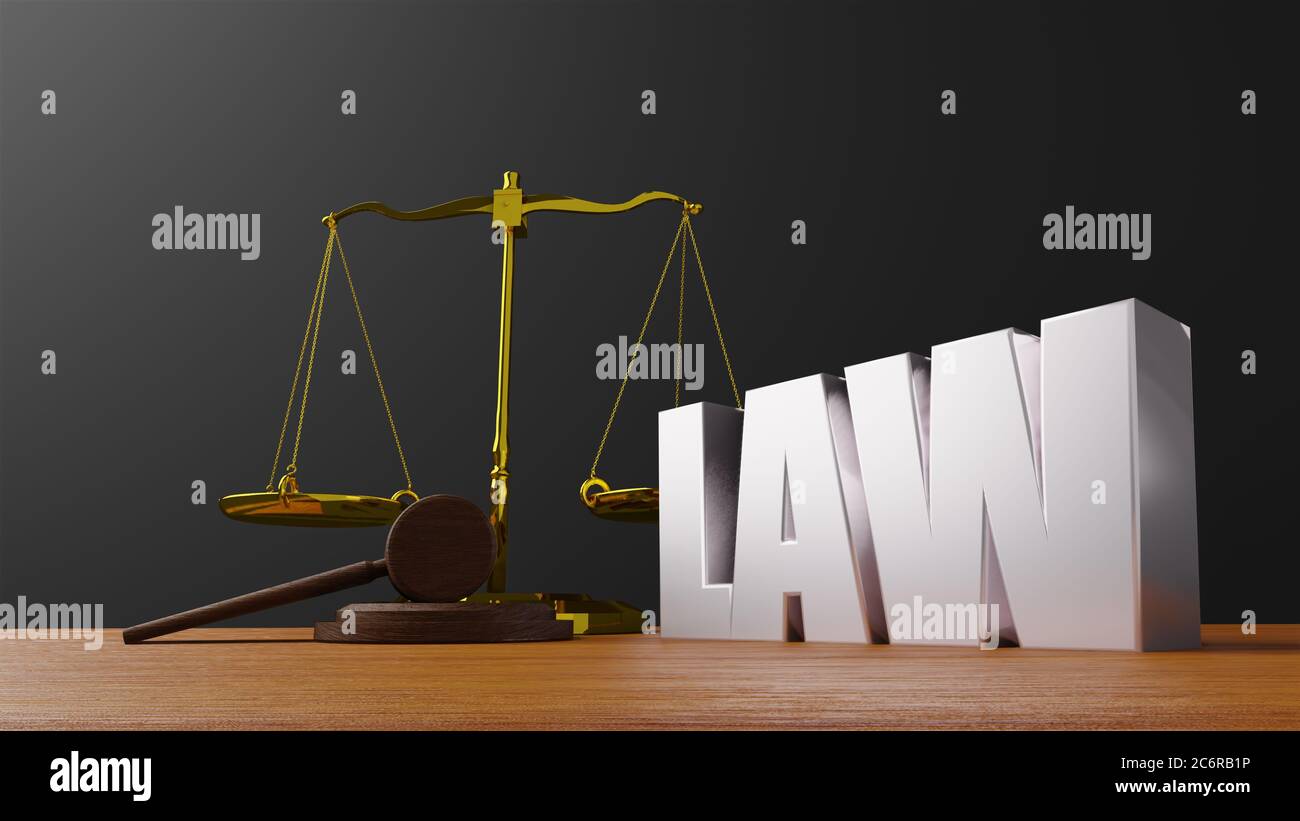 Scales of justice Law scales and hammer law Wooden judge gavel HAMMER ...