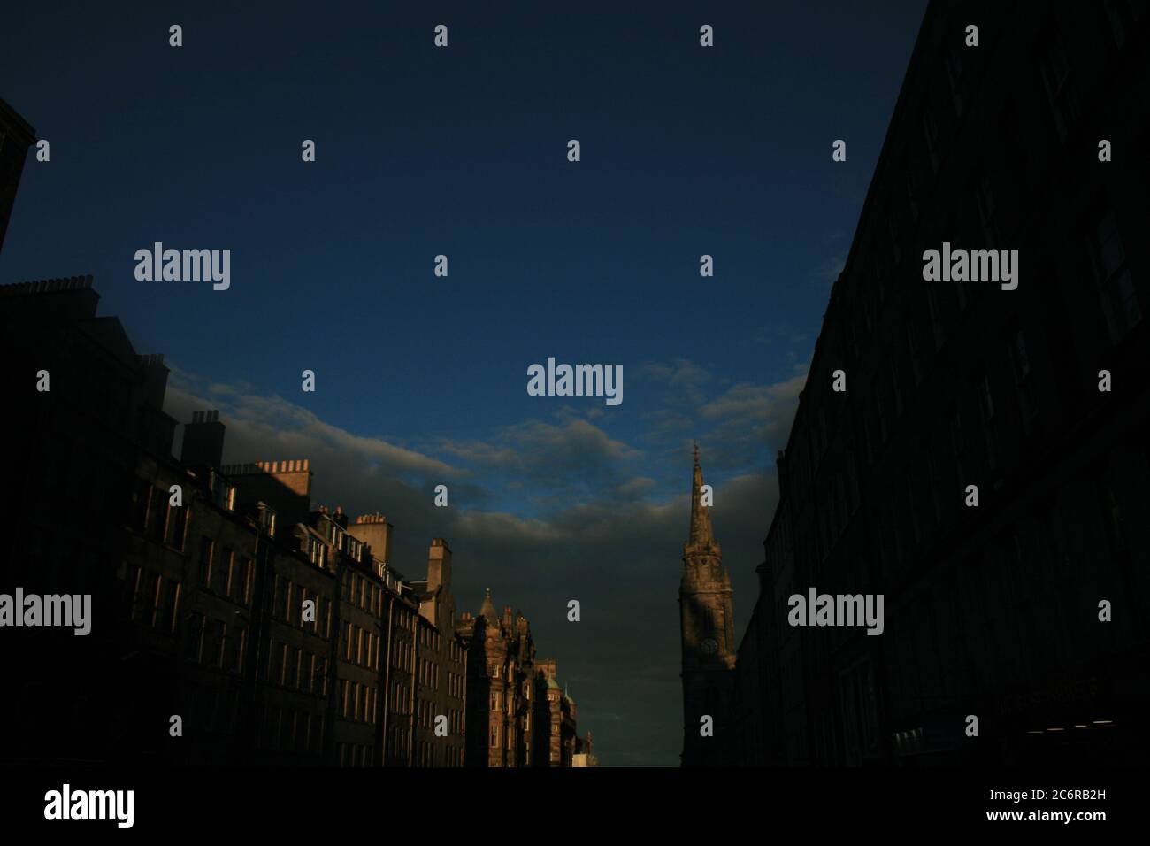 Old Edinburgh Light Stock Photo - Alamy