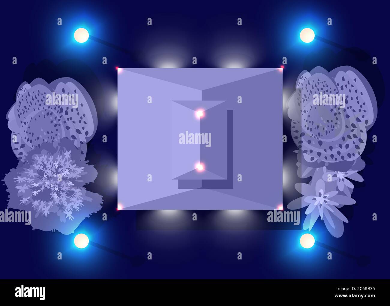 Night neon view electric Stock Vector Images - Alamy