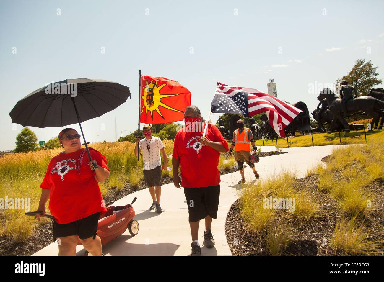 Native american indians muskogee hi-res stock photography and images ...