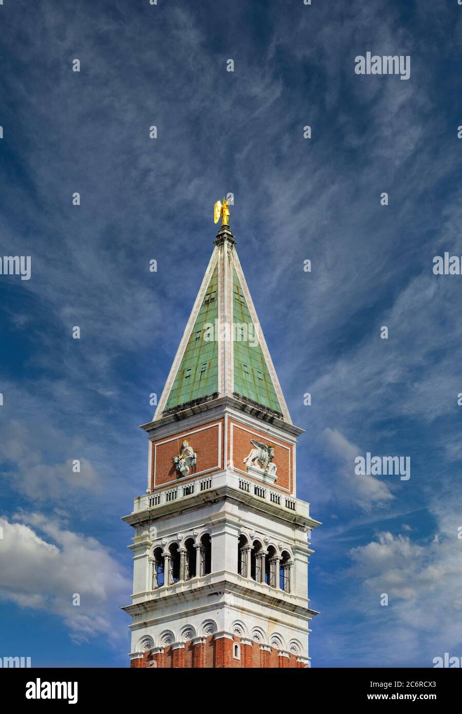 Top of Saint Marks Bell Tower Stock Photo - Alamy