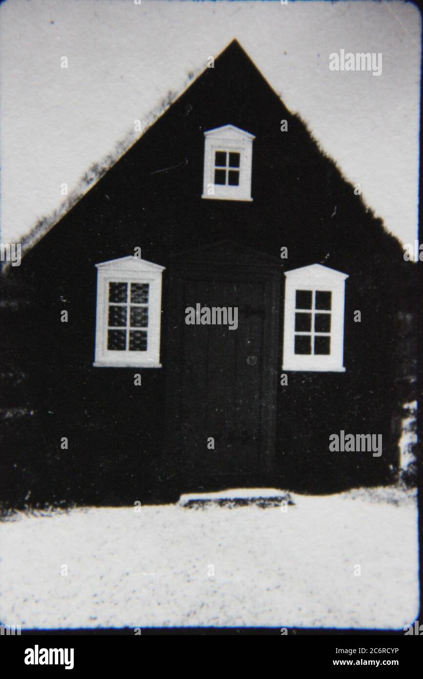 Fine 70s vintage black and white lifestyle photography of a rustic ...