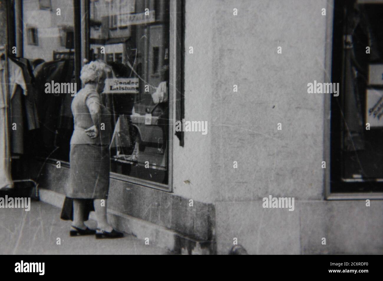 Fine 70s vintage black and white lifestyle photography of a woman doing ...
