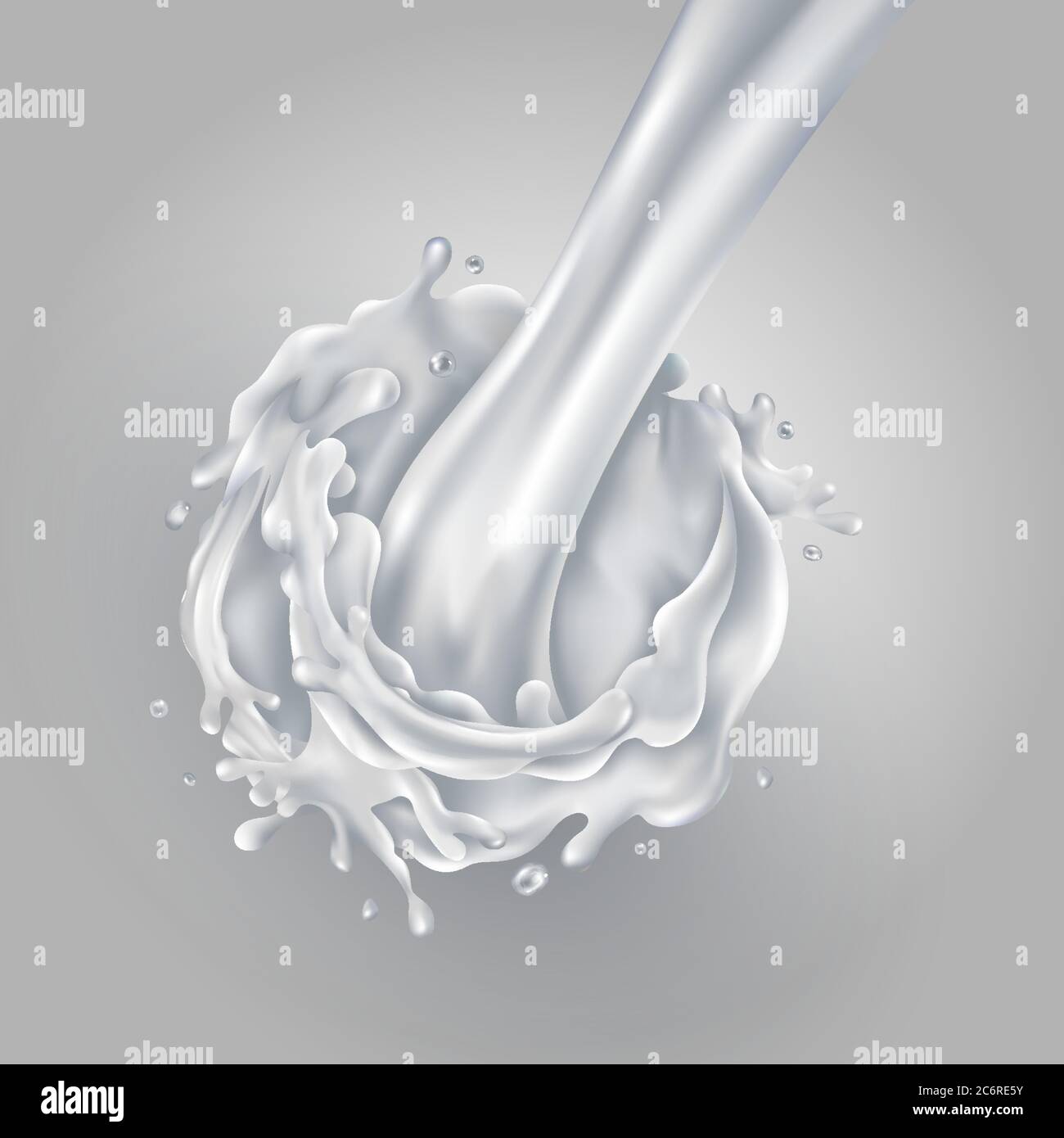Milky stream Stock Vector Images - Alamy