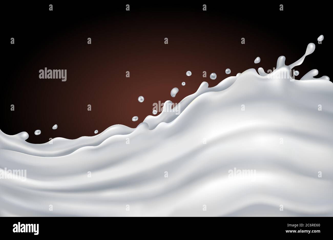 Splatter splash wave drops Stock Vector Images - Alamy