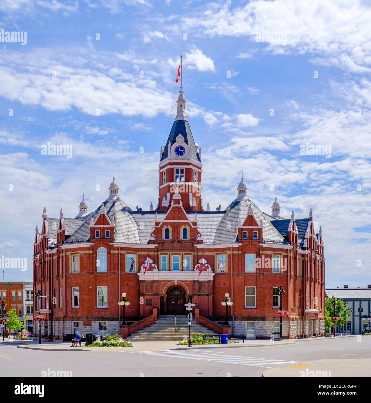 Building clock tower neoclassical revival style architecture hi-res ...