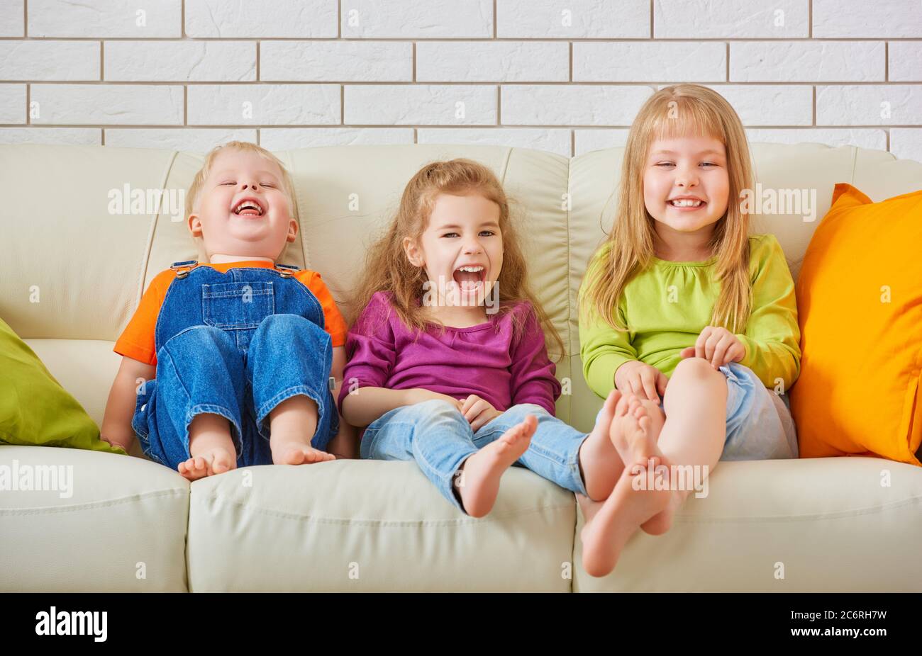 happy friends having fun together Stock Photo - Alamy