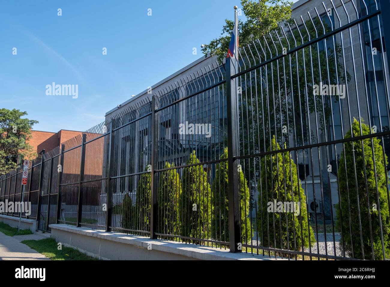 The Embassy of Russia in Canada at 285 Charlotte Street in the Canadian ...