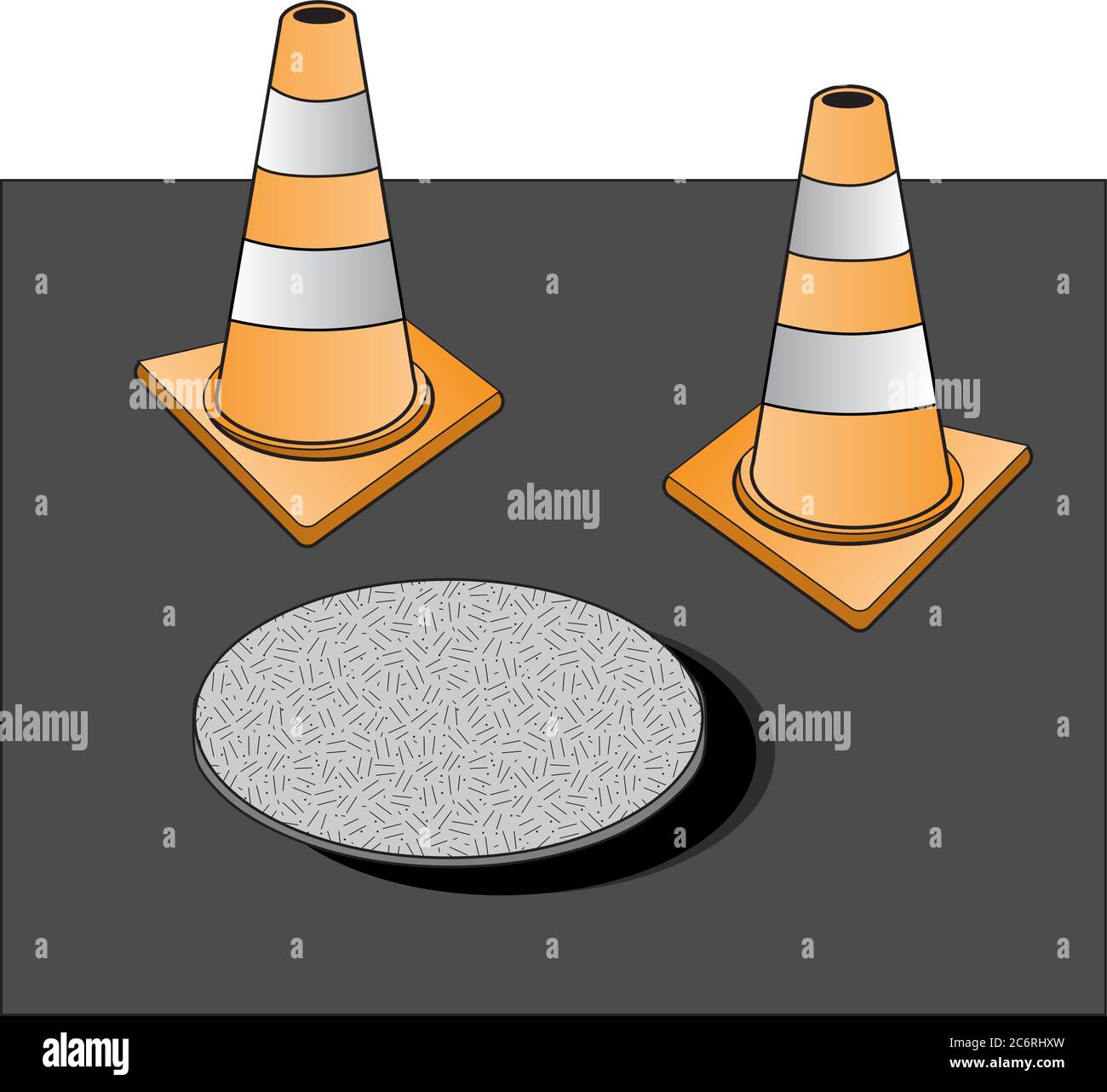 Open manhole hi-res stock photography and images - Alamy