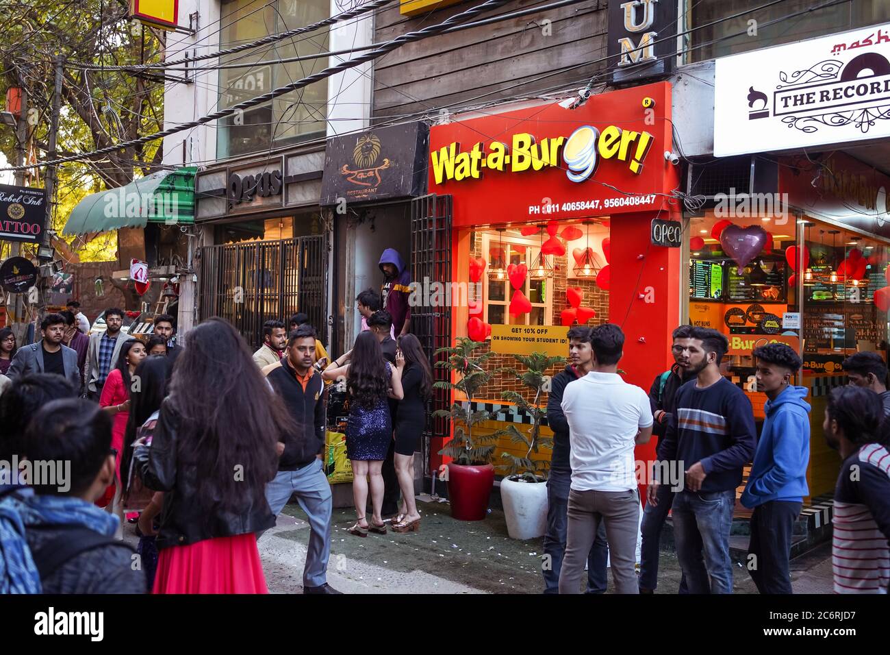 Hauz khas social hi-res stock photography and images - Alamy