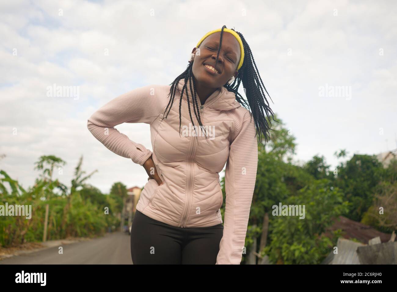 Woman stitch running hi-res stock photography and images - Alamy