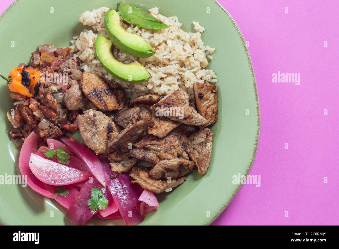 Poc Chuc, Mexican food. Yucatecan pork dish marinated in citrus juice ...
