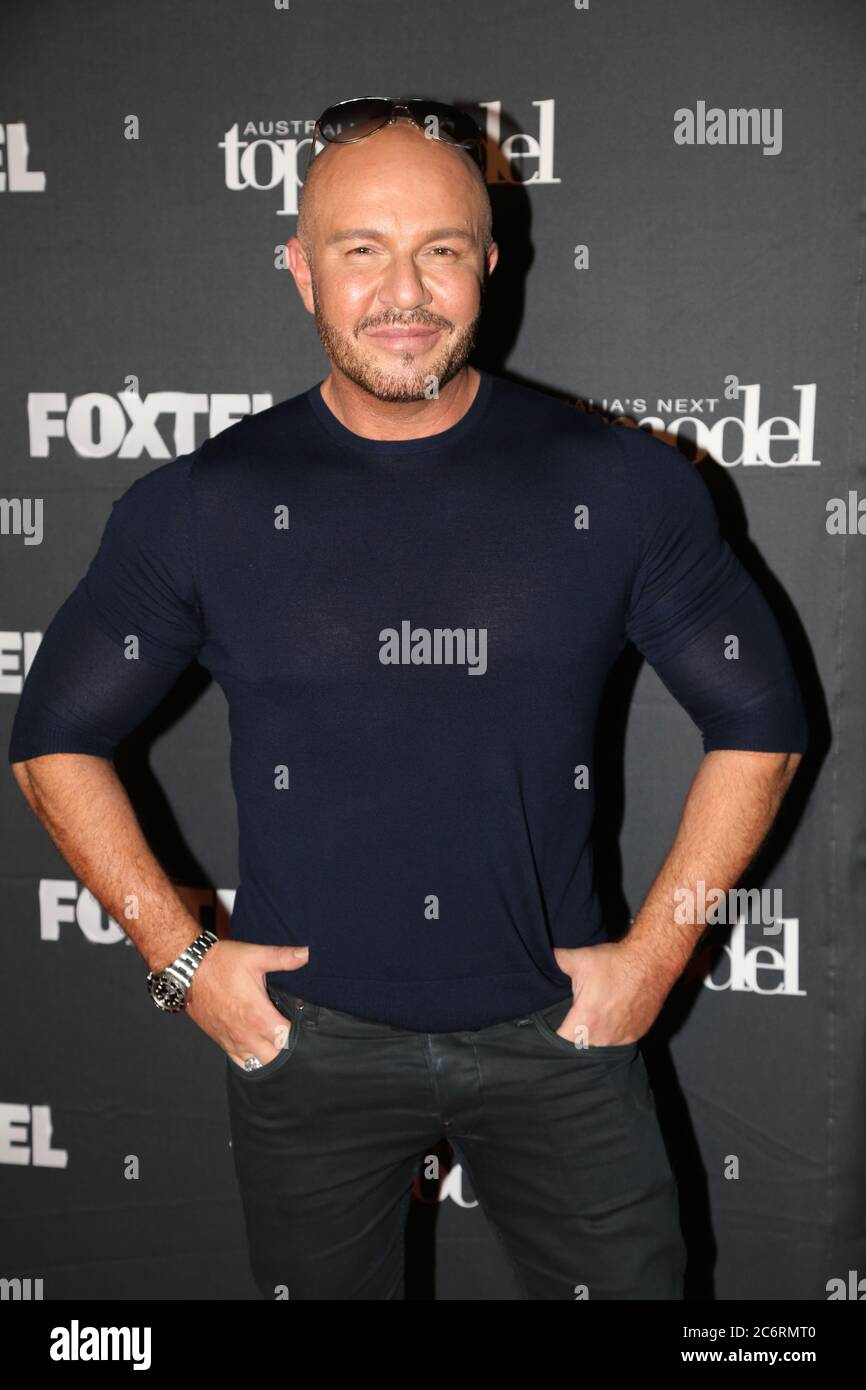 Australia’s Next Top Model judge Alex Perry on the red carpet Stock ...