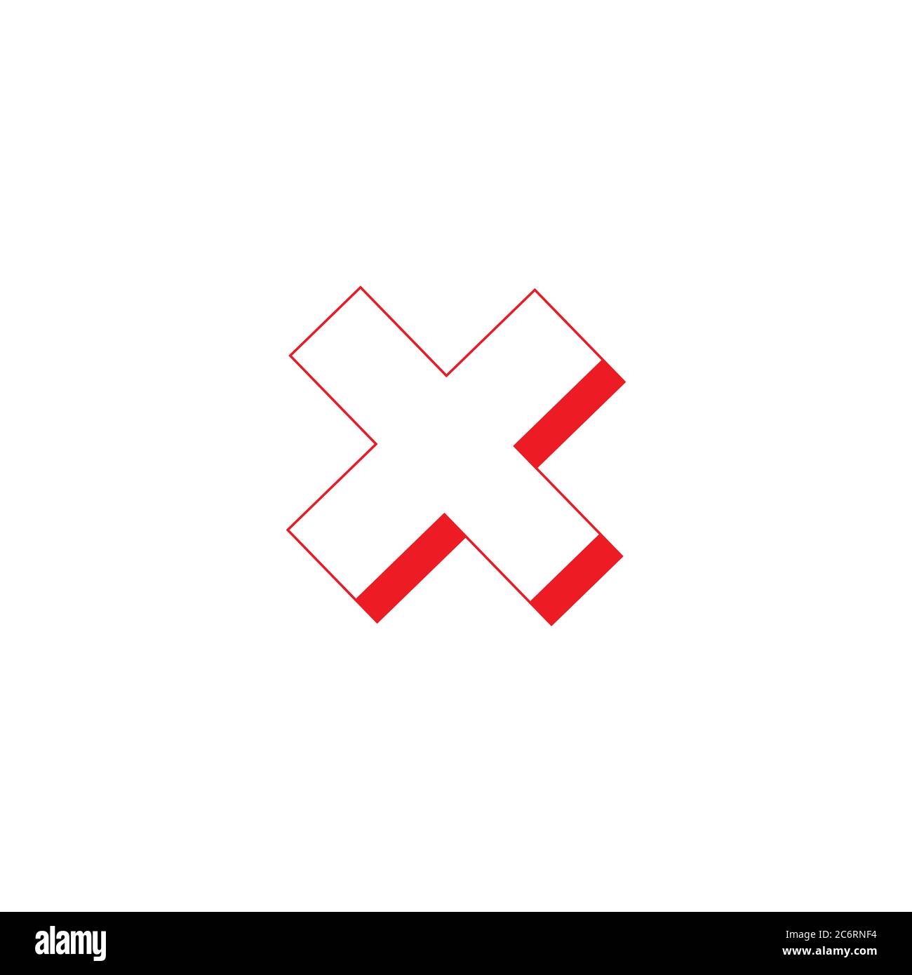 Close Icon for Graphic Design Projects Stock vector illustration ...