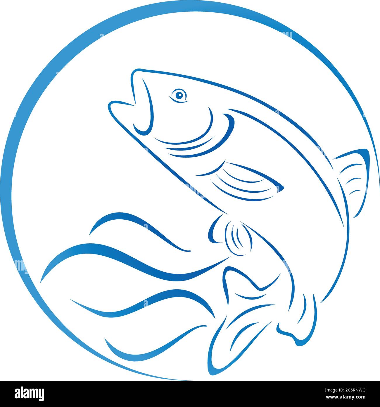 Fish, trout, fishing, sports, logo Stock Vector Image & Art - Alamy