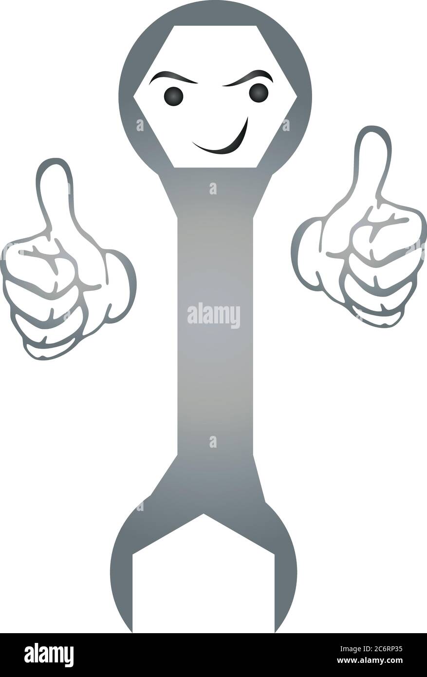 Car mechanic hands Stock Vector Images - Alamy