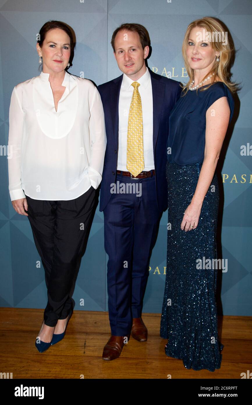 Kirstie Clements, Christopher Paspaley and Anna Funder arrive for the ...