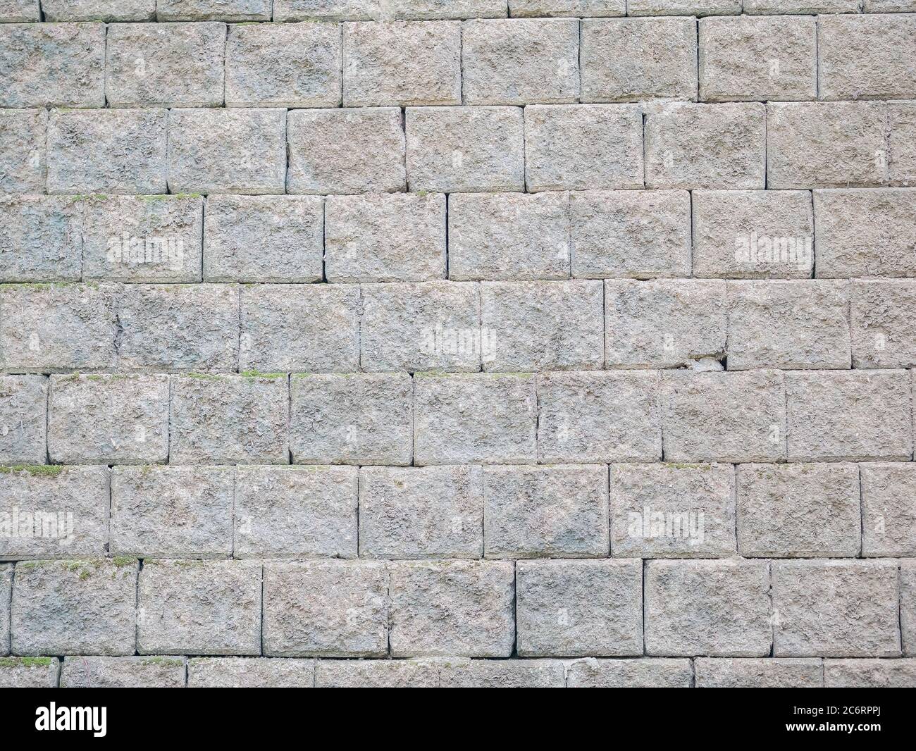 close up concrete blocks wall background for texture Stock Photo - Alamy