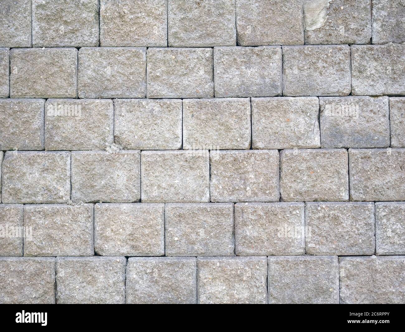 close up concrete blocks wall background for texture Stock Photo - Alamy